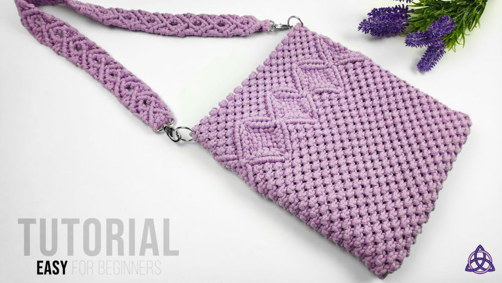 DIY Macrame Bag Pattern - Blitsy