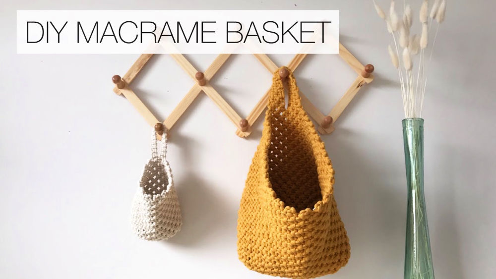 Free DIY Macrame Basket Pattern - Blitsy