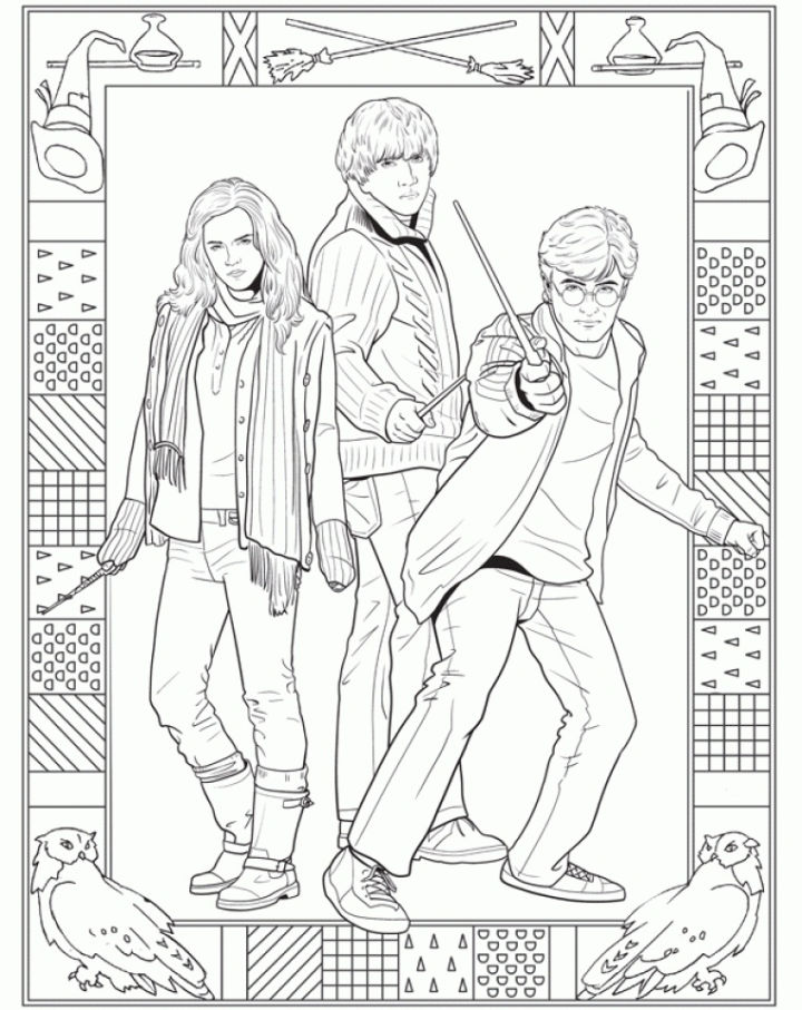 25 Free Harry Potter Coloring Pages for Kids and Adults