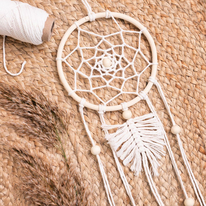 DIY Macrame Dream Catcher - Step by Step Instructions - Blitsy