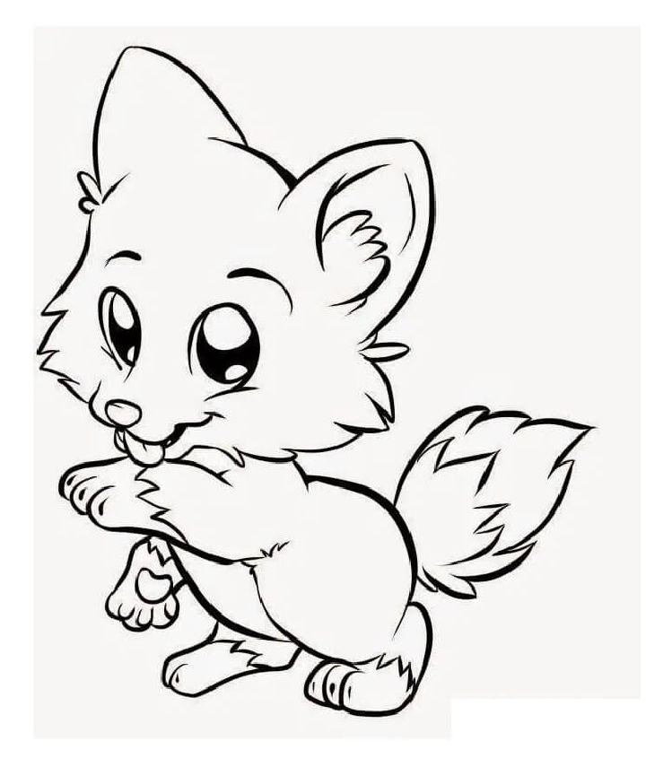 25 Free Fox Coloring Pages for Kids and Adults - Blitsy