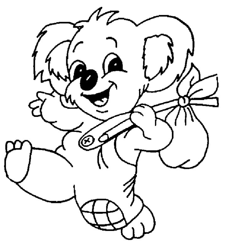 25 Free Koala Coloring Pages for Kids and Adults