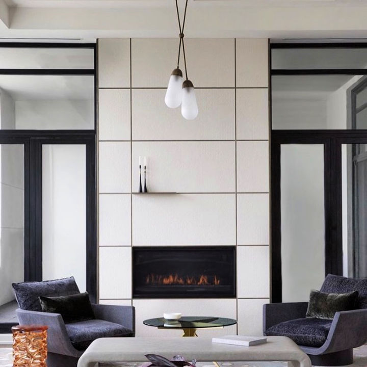 30 Fireplace Tile Ideas That Are Pretty and Practical - Blitsy