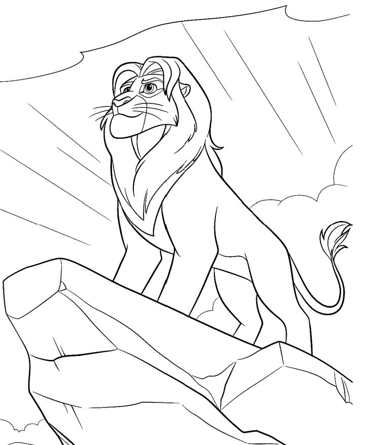 25 Free Lion Guard Coloring Pages for Kids and Adults