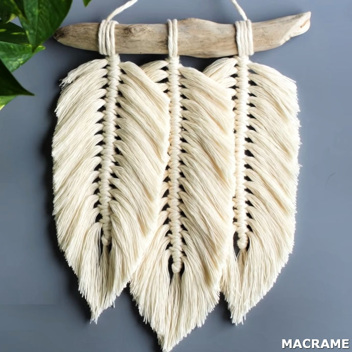 How to Make Macrame Feathers - Blitsy