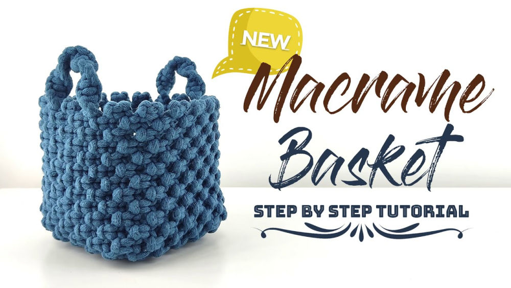 Free DIY Macrame Basket Pattern - Blitsy