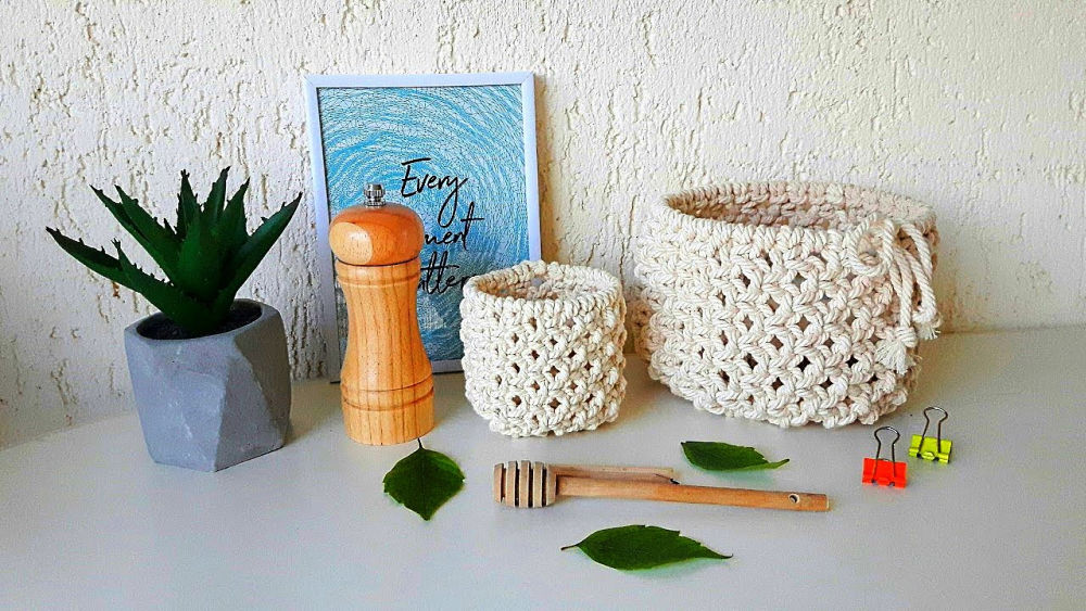 Free DIY Macrame Basket Pattern - Blitsy