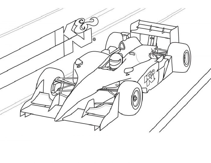25 Free Race Car Coloring Pages for Kids and Adults