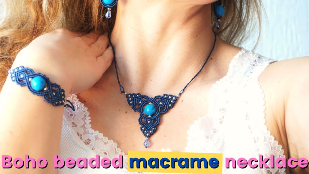 25 Free Macrame Necklace Patterns for Beginners - Blitsy