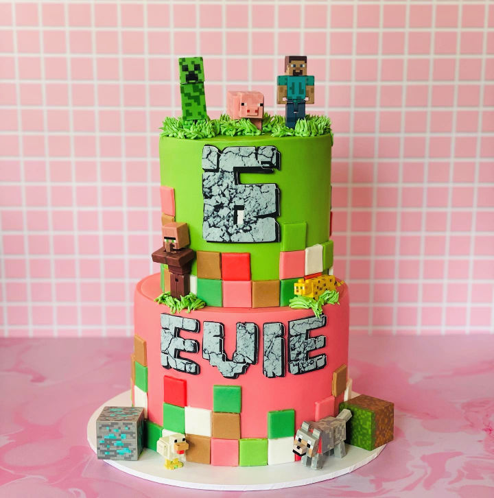 25 Creative Minecraft Cake Ideas - Blitsy