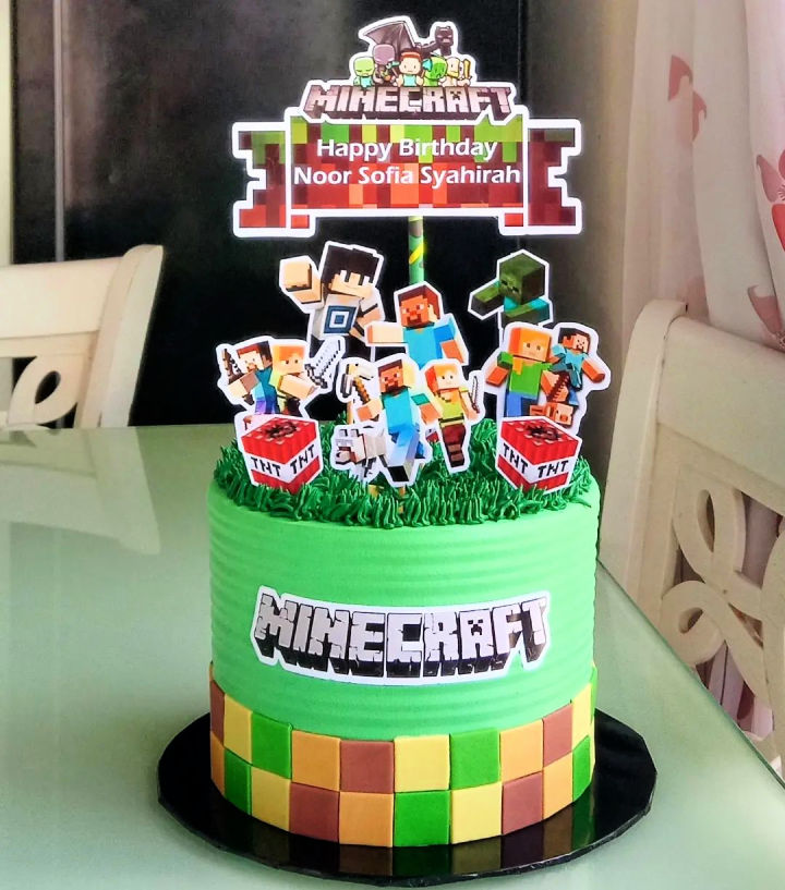 25 Creative Minecraft Cake Ideas - Blitsy