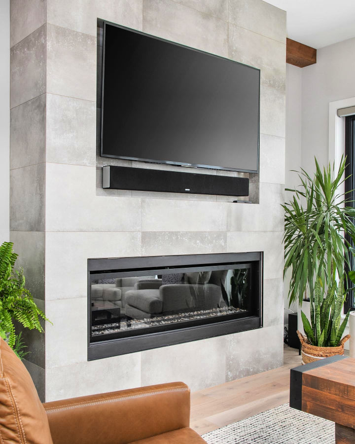 30 Fireplace Tile Ideas That Are Pretty and Practical - Blitsy