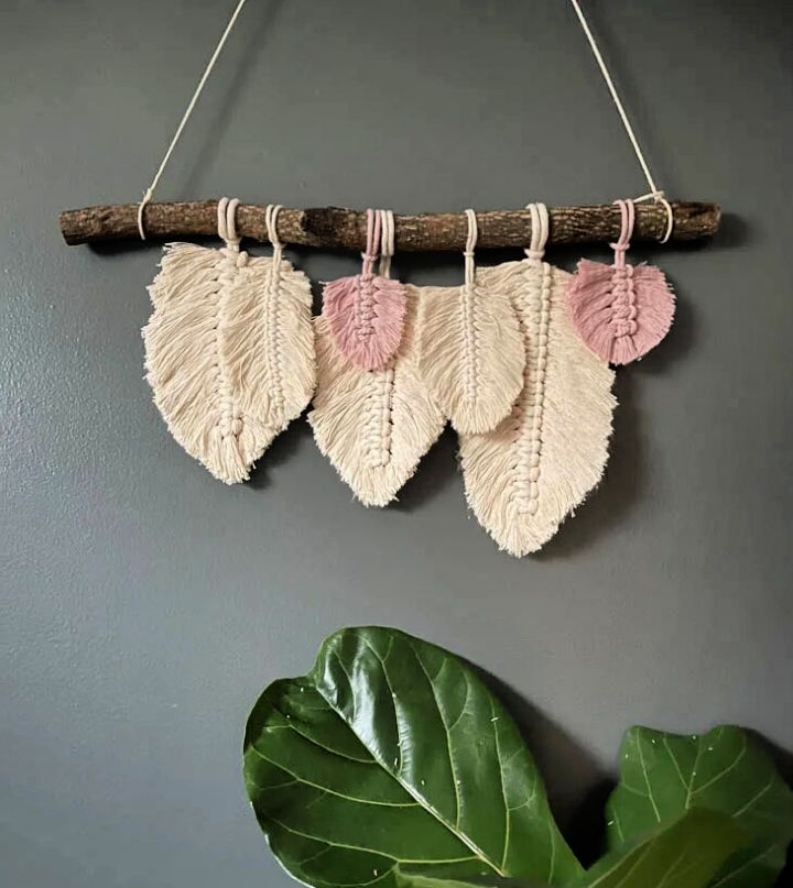 How to Make Macrame Feathers - Blitsy