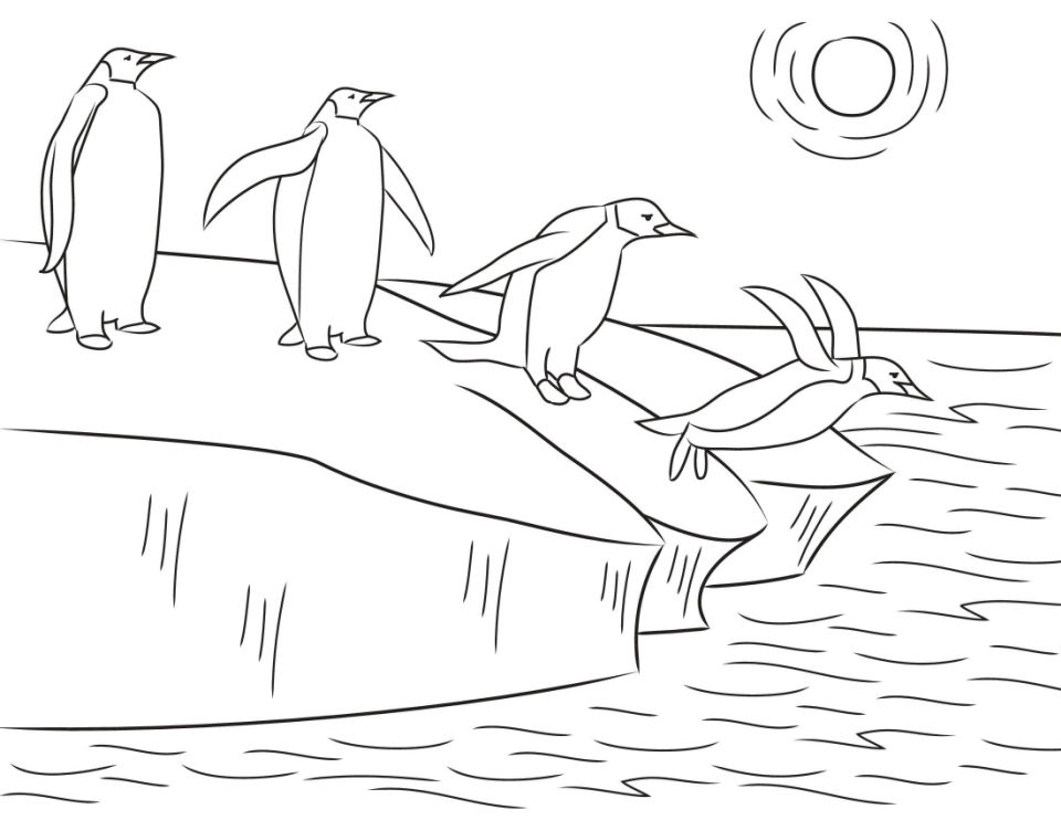 25 Free Penguin Coloring Pages for Kids and Adults