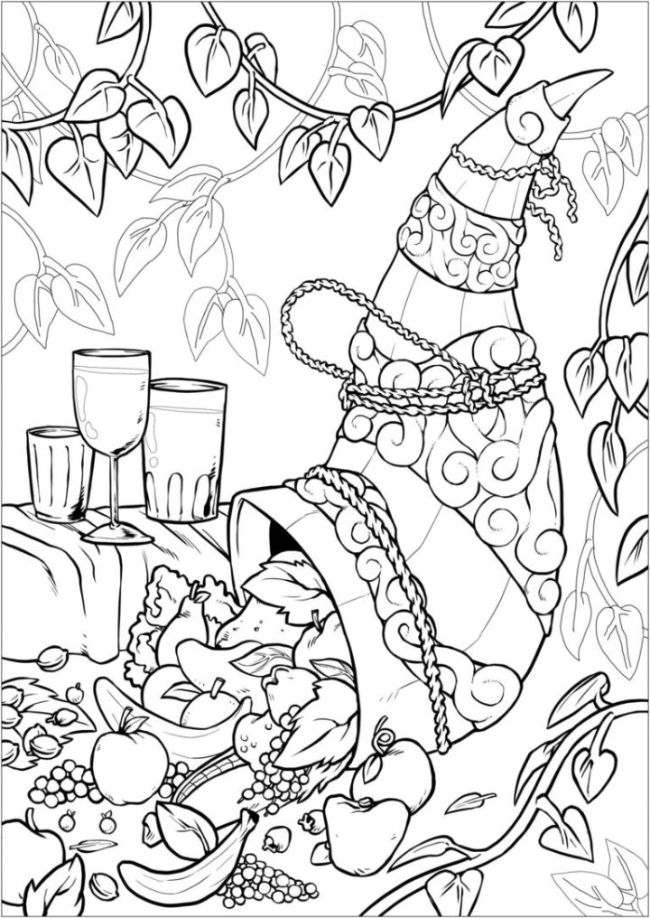 40 Free Thanksgiving Coloring Pages for Kids and Adults