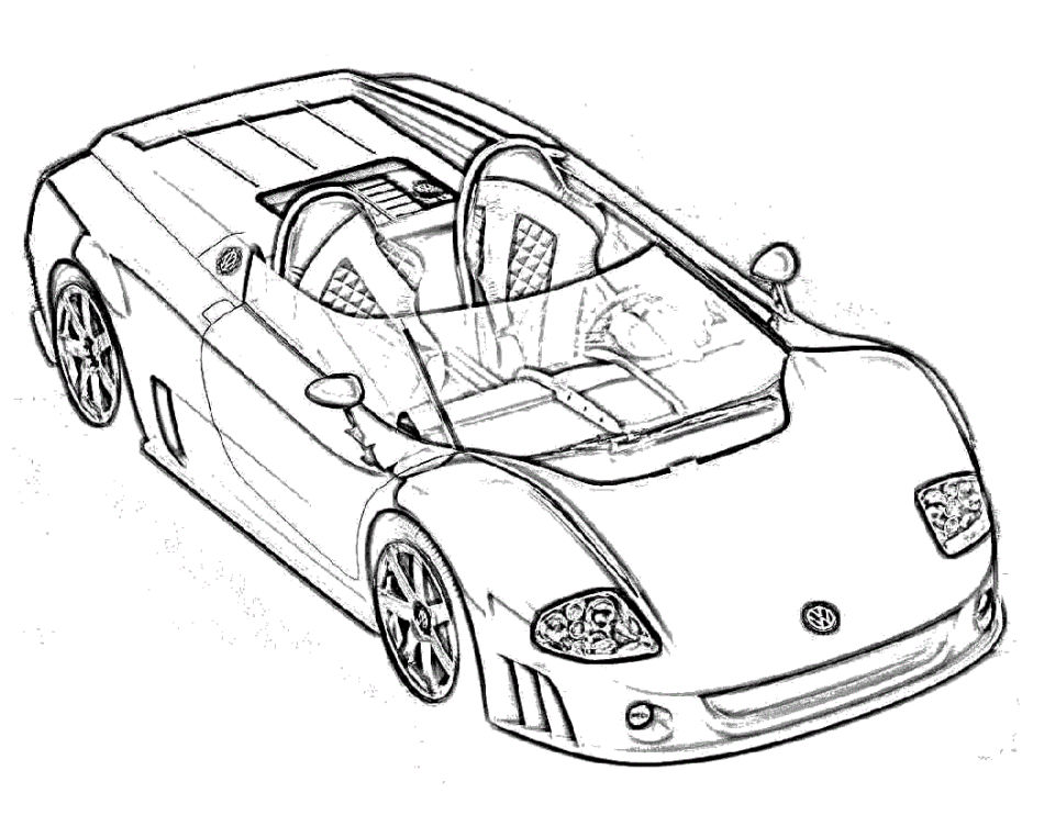 25 Free Car Coloring Pages for Kids and Adults