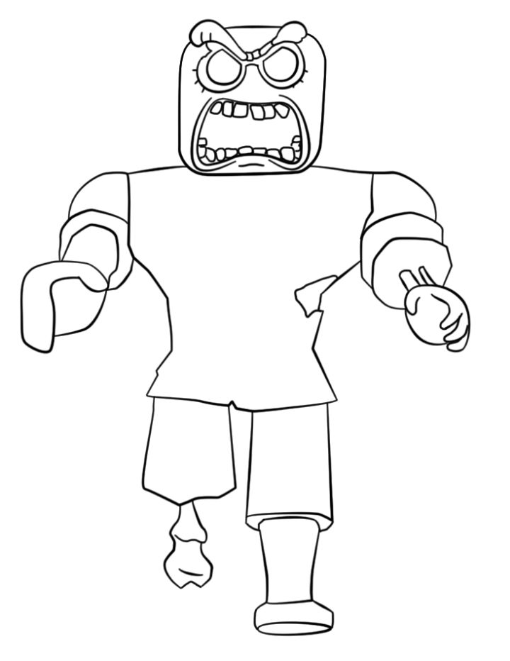 25 Free Roblox Coloring Pages for Kids and Adults