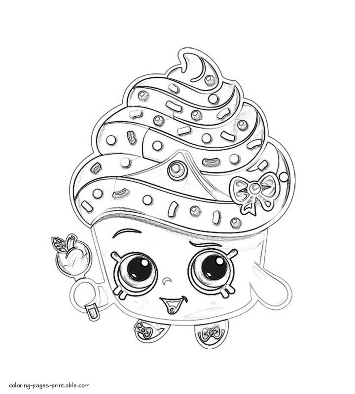 25 Free Shopkins Coloring Pages for Kids and Adults
