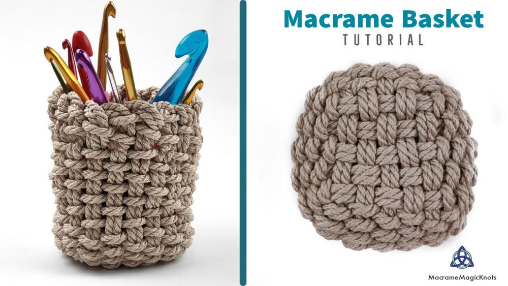 Free DIY Macrame Basket Pattern - Blitsy
