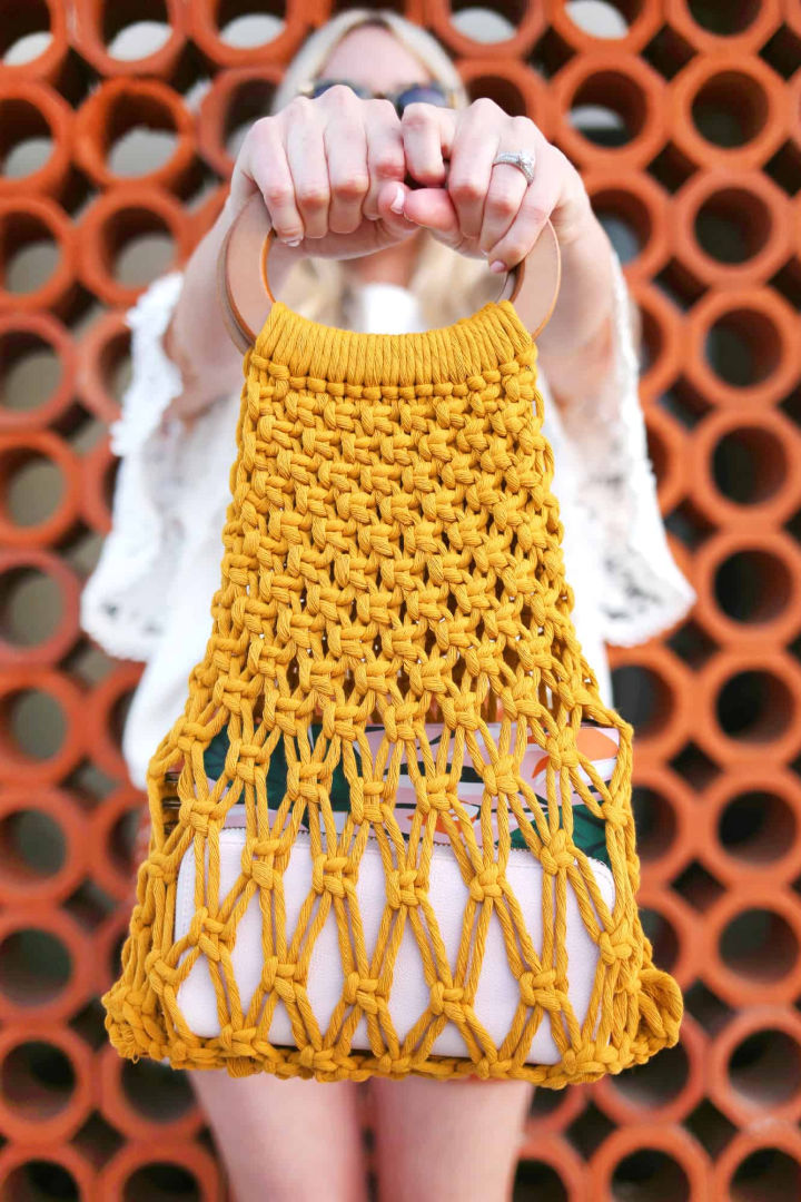 DIY Macrame Bag Pattern - Blitsy