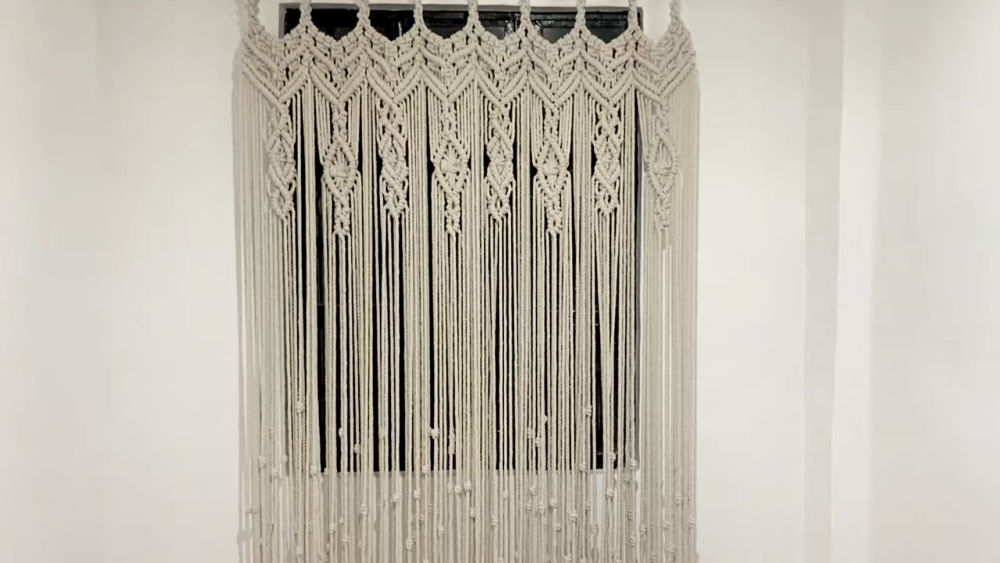 DIY Macrame Curtains - Step by Step Instructions - Blitsy