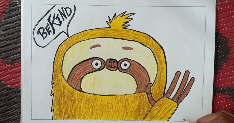 25 Easy Sloth Drawing Ideas - How to Draw a Sloth