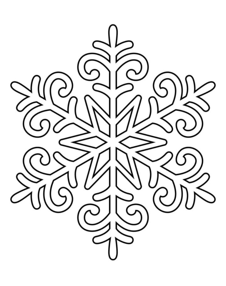 25 Free Snowflake Coloring Pages for Kids and Adults