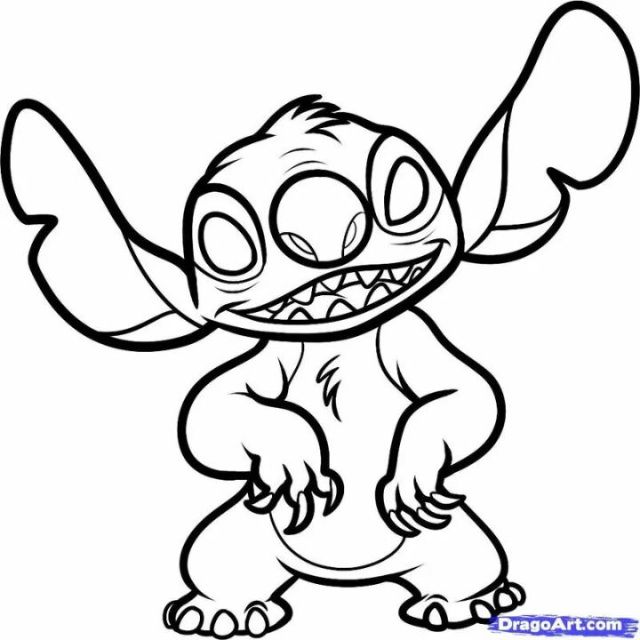 25 Free Stitch Coloring Pages for Kids and Adults