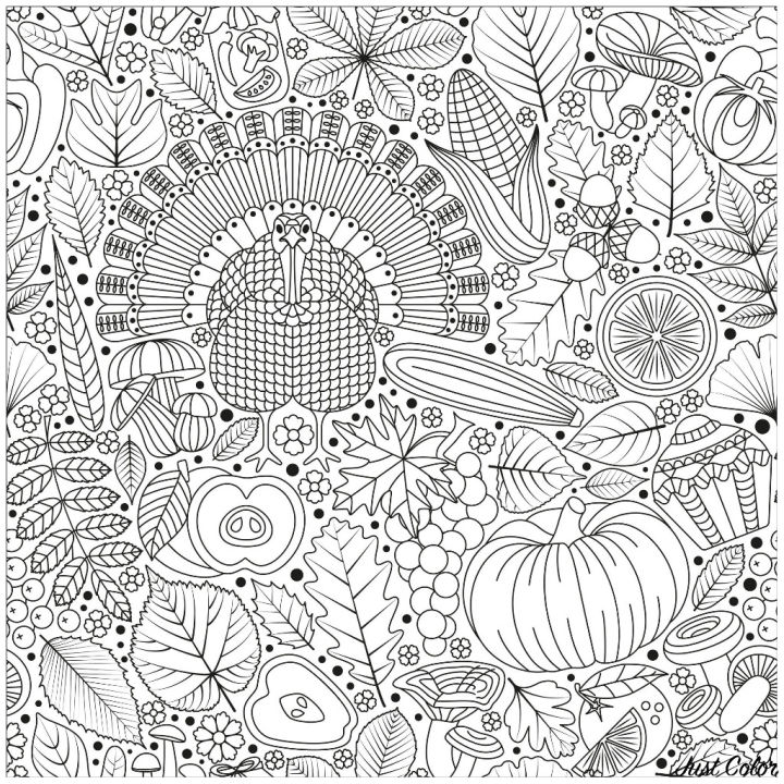 40 Free Thanksgiving Coloring Pages for Kids and Adults