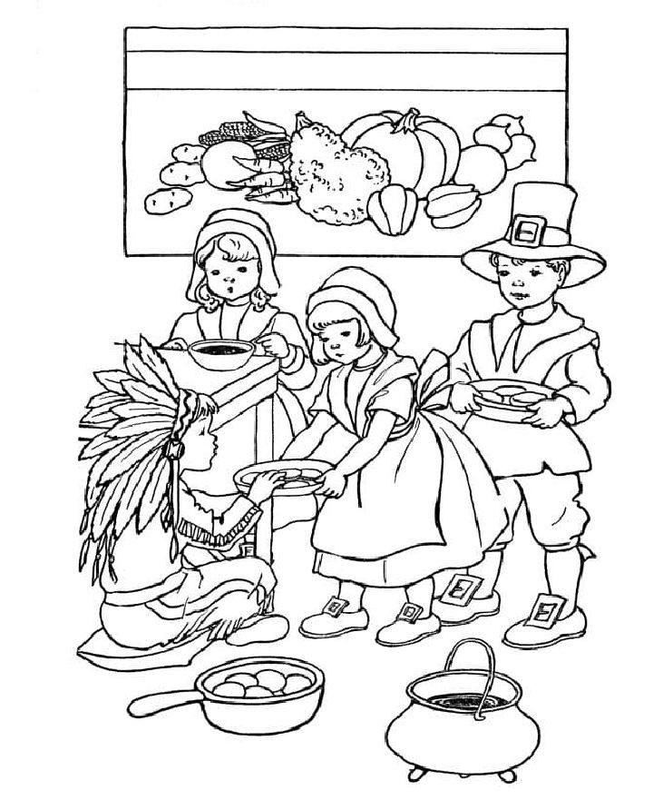 40 Free Thanksgiving Coloring Pages for Kids and Adults