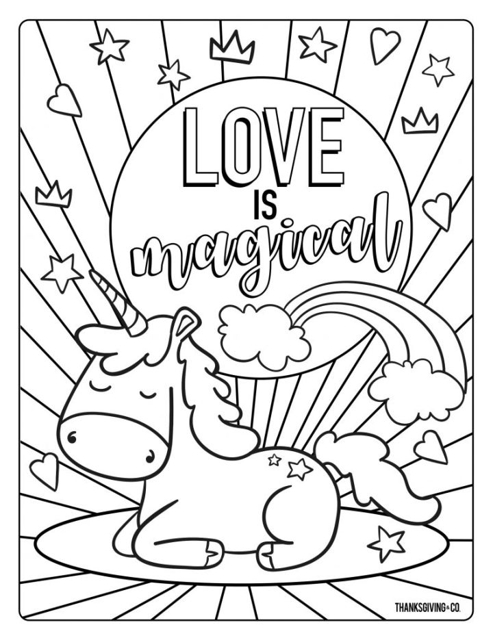 30 Free Valentine's Day Coloring Pages for Kids and Adults