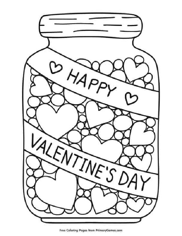 30 Free Valentine's Day Coloring Pages for Kids and Adults