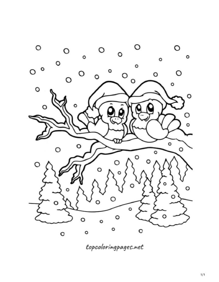 25 Free Winter Coloring Pages for Kids and Adults