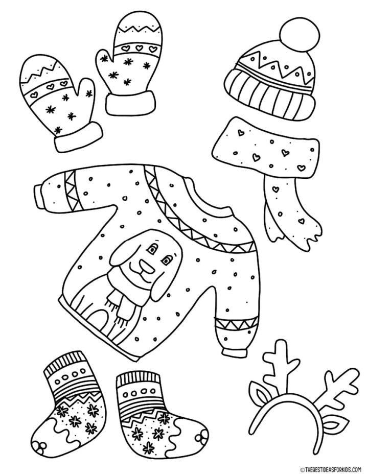 25 Free Winter Coloring Pages for Kids and Adults