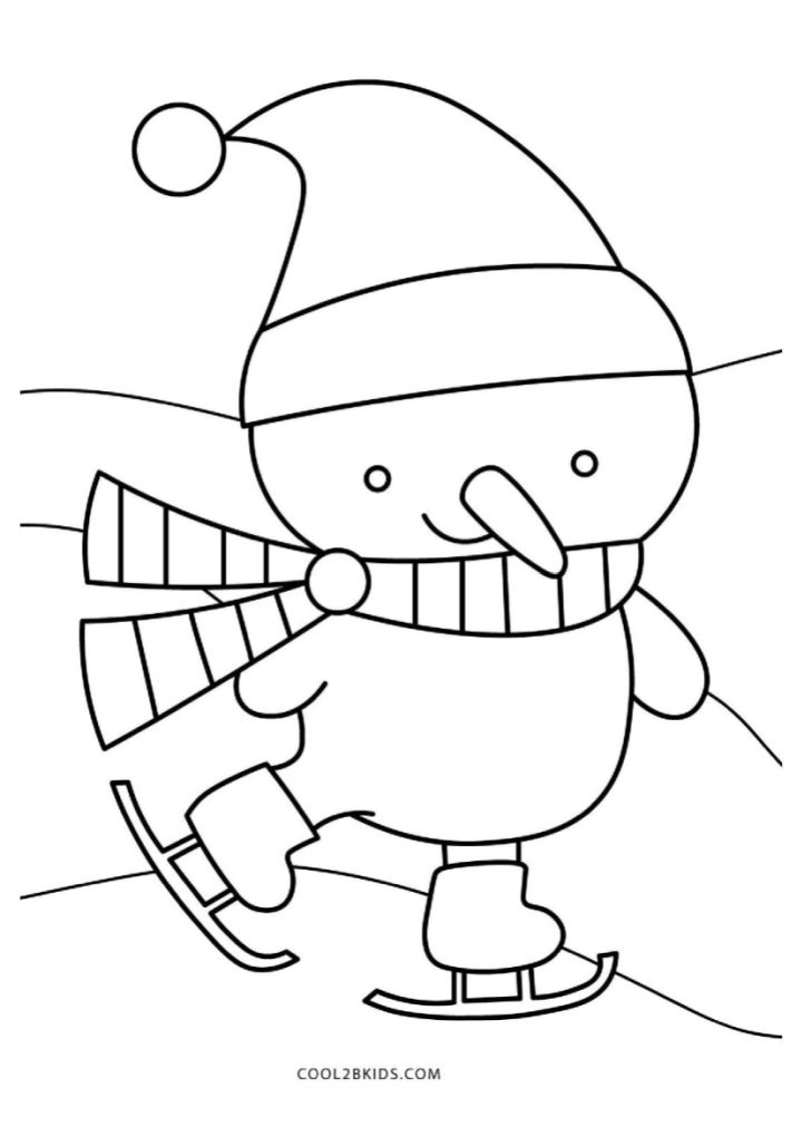 25 Free Winter Coloring Pages for Kids and Adults