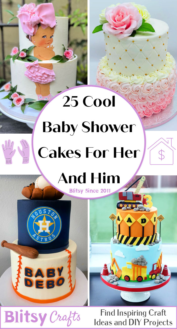 25 Lovely Baby Shower Cake Ideas - Blitsy