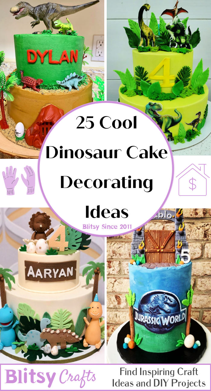 25 Amazing Dinosaur Cake Ideas - Blitsy