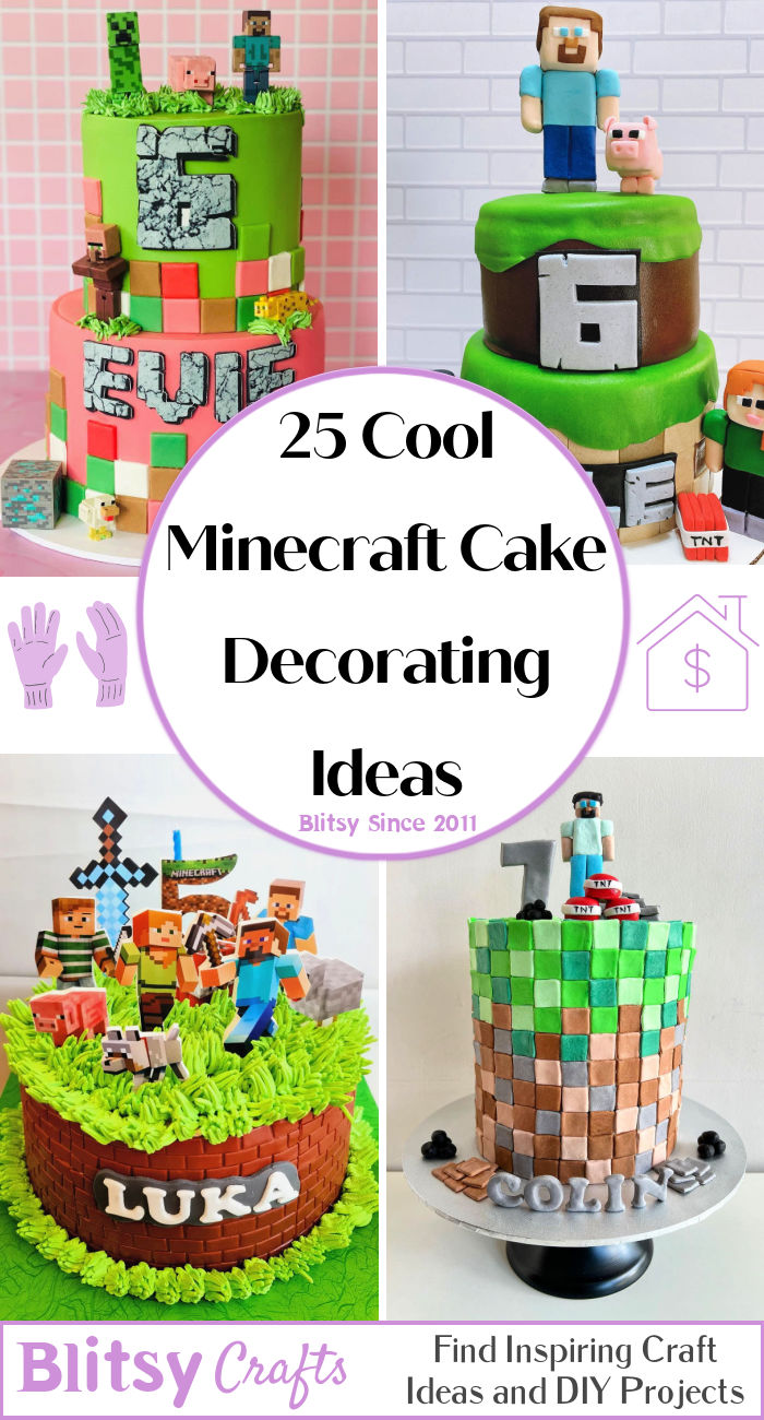 25 Creative Minecraft Cake Ideas - Blitsy