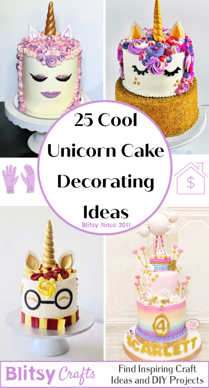 25 Pretty Unicorn Cake Ideas - Blitsy