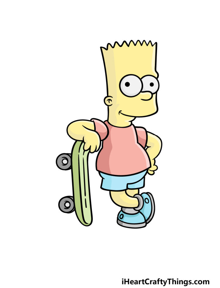 25 Easy Bart Simpson Drawing Ideas - How to Draw