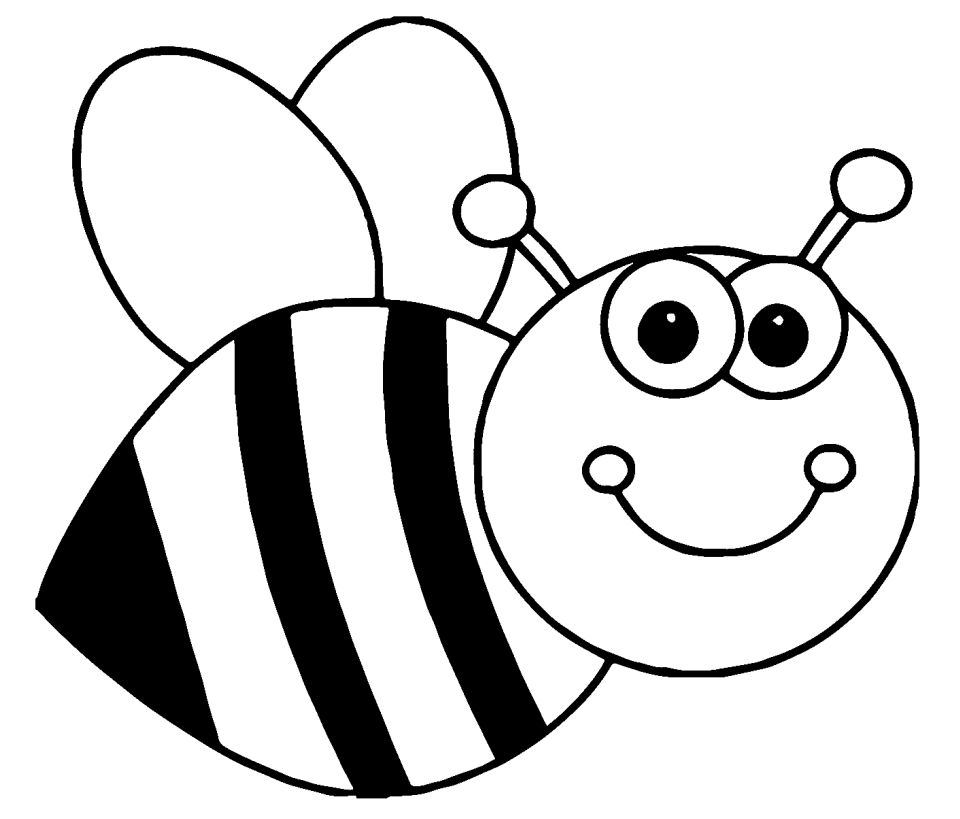 25 Free Bee Coloring Pages for Kids and Adults