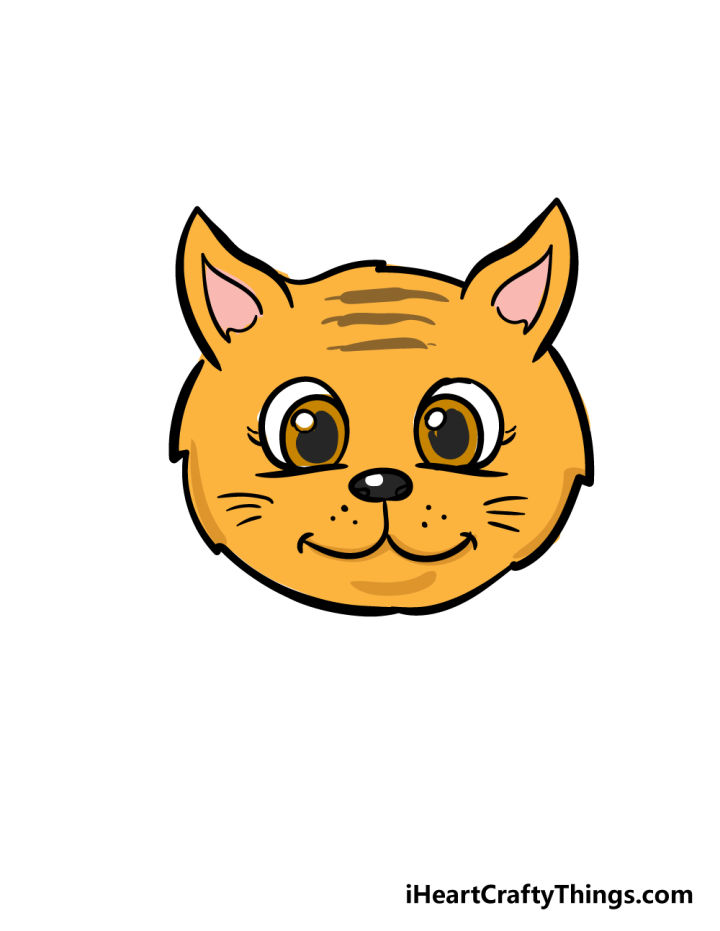 25 Cat Face Drawing Ideas - How to Draw a Cat Face