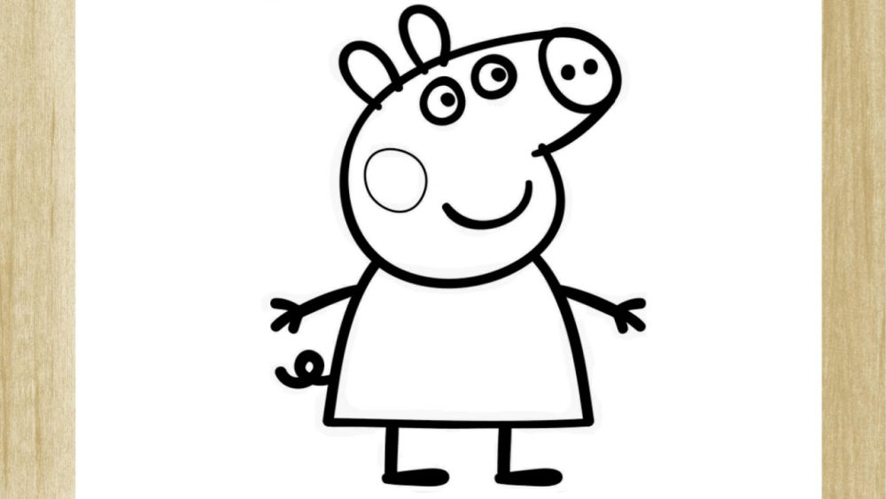 25 Easy Peppa Pig Drawing Ideas - Draw Peppa Pig