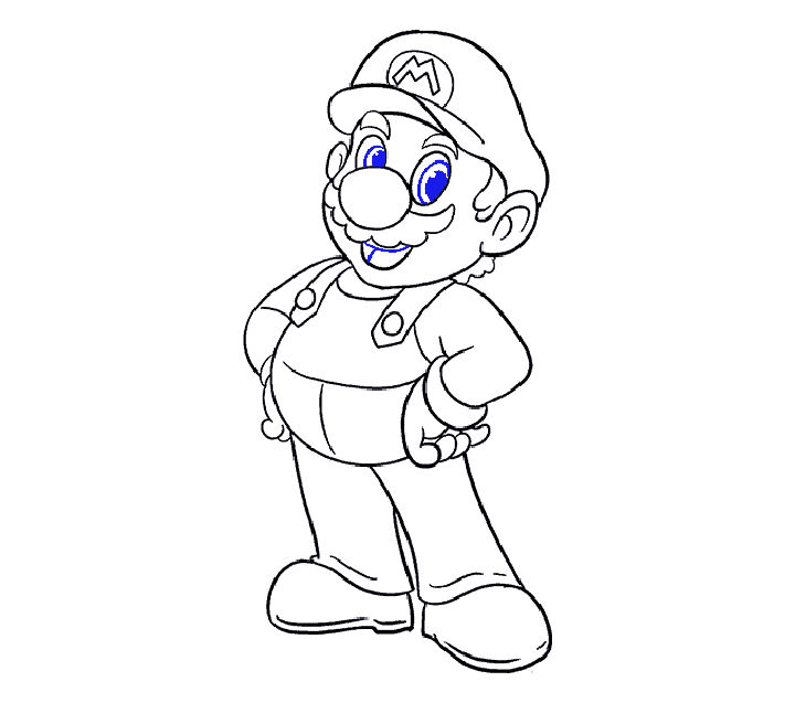 25 Easy Mario Drawing Ideas - How to Draw Mario