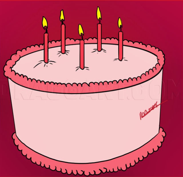 20 Easy Birthday Cake Drawing Ideas - How to Draw
