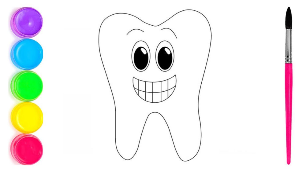 20 Easy Tooth Drawing Ideas - How to Draw a Tooth