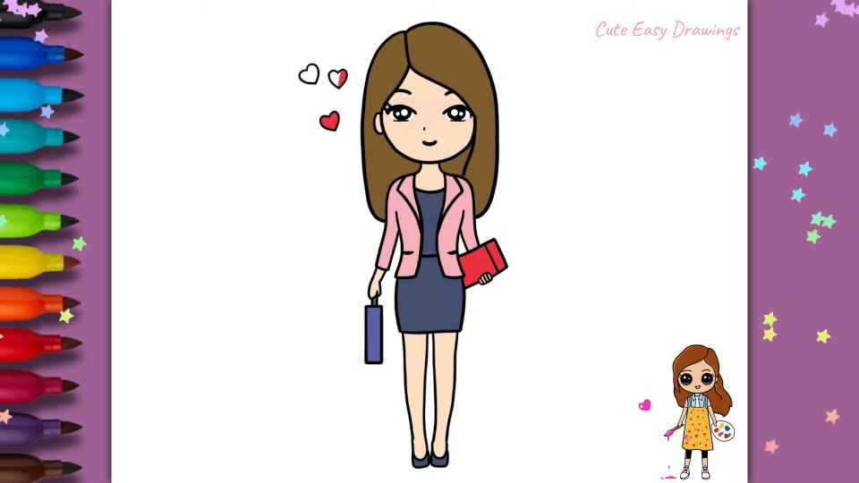 20 Easy Woman Drawing Ideas - How to Draw a Woman