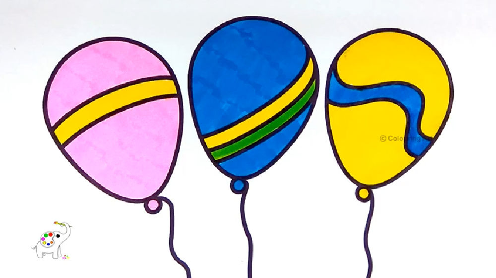 25 Easy Balloon Drawing Ideas - How to Draw Balloons