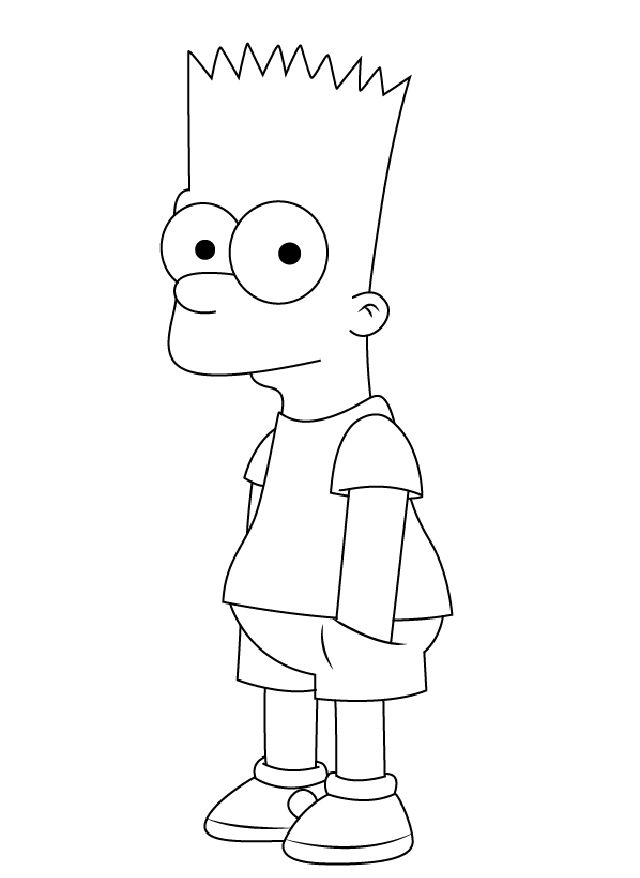 25 Easy Bart Simpson Drawing Ideas - How to Draw