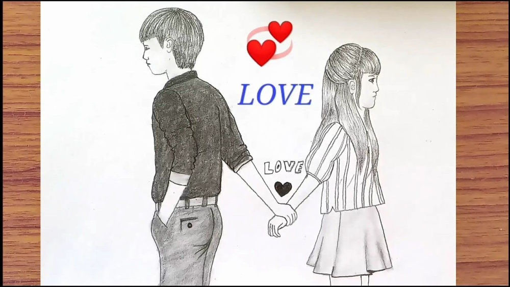 25 Easy Love Drawing Ideas - How to Draw the Love